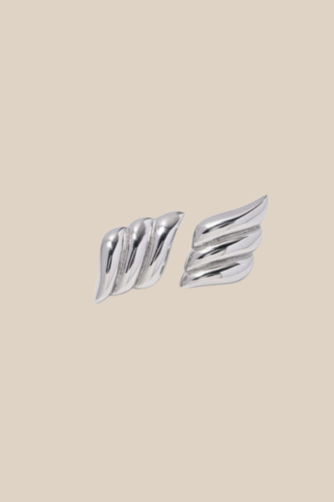 ADINA WING STUDS - SILVER – Monomin